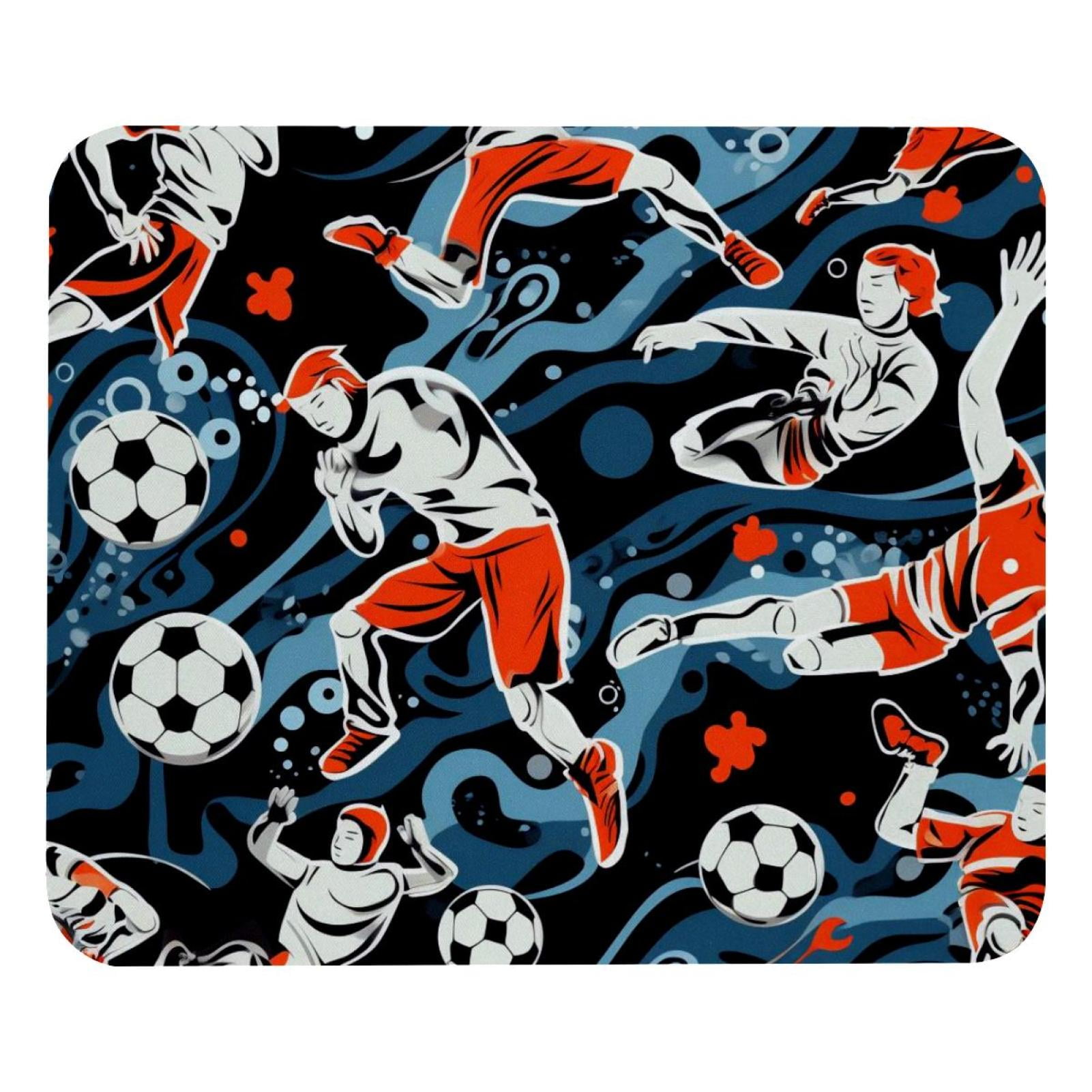 Football Soccer Mouse Pad for Wireless Mouse Home Office Desk Laptop ...