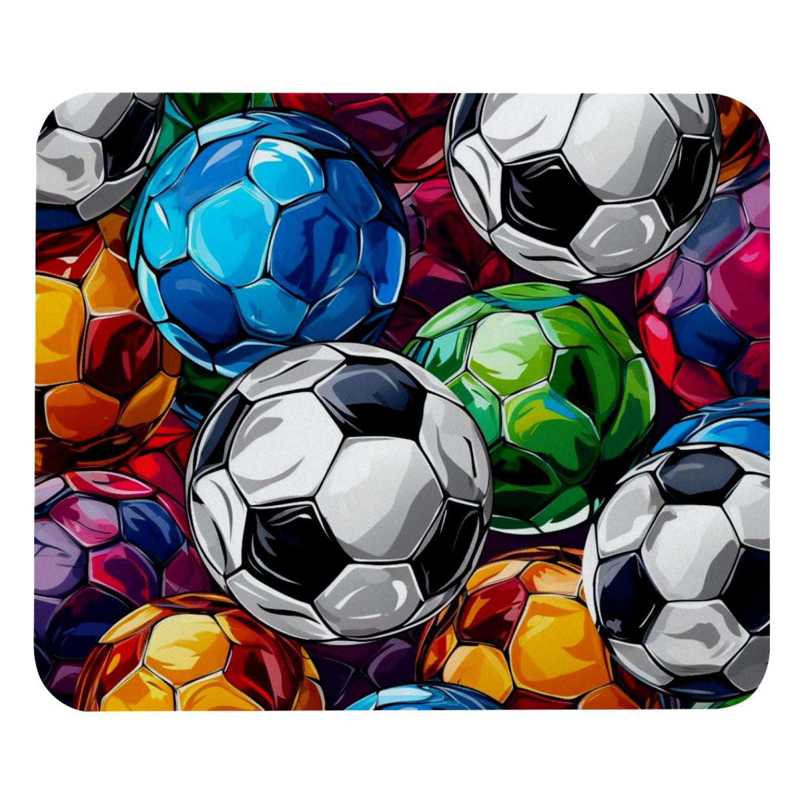 Football Soccer Mouse Pad for Wireless Mouse Home Office Desk Laptop ...