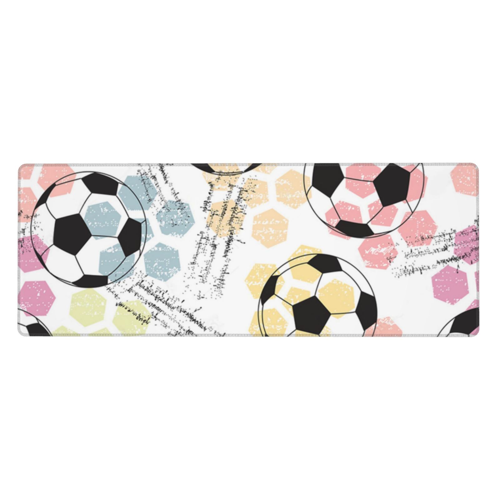 Football Soccer Watercolor Mousepad Large Mouse Pad Desk Pad Computer ...