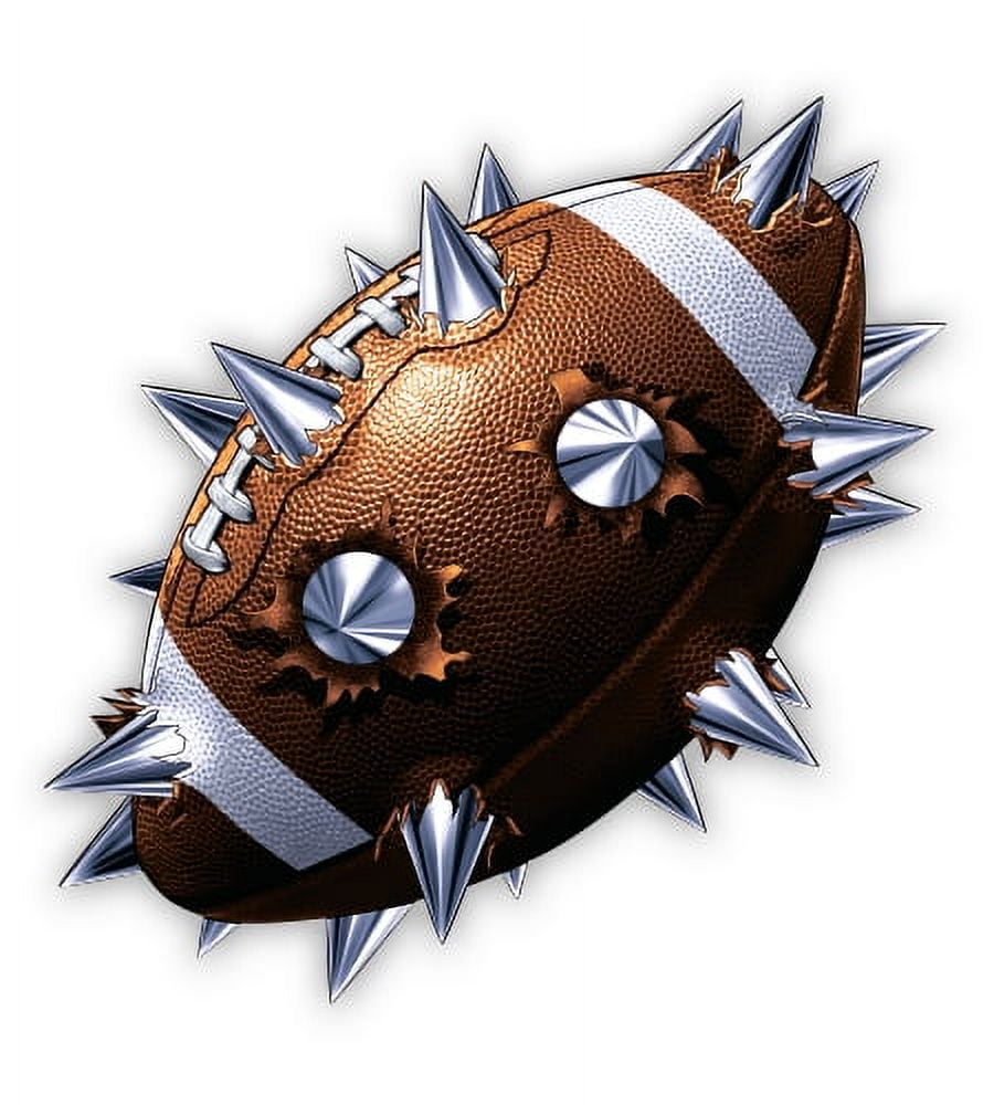 Football Spikes - 8" Vinyl Sticker - For Car Laptop I-Pad - Waterproof ...