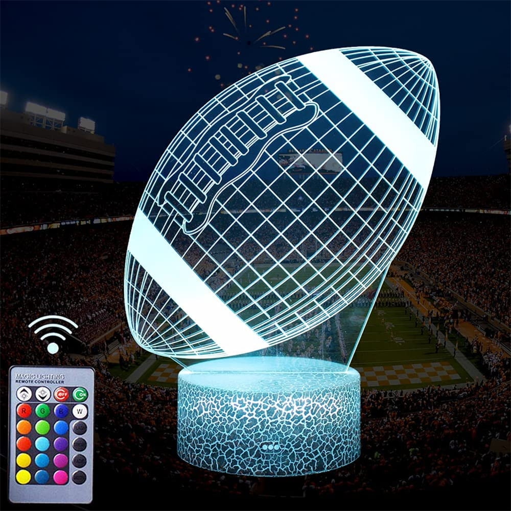 Football Sports Fan Lamp,16 Color Changing Dimmable with Remote ...