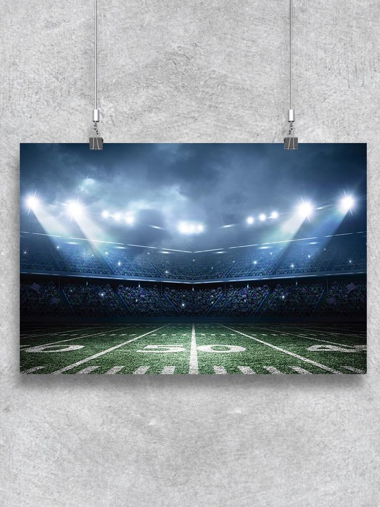 Football Stadium Lights Poster -Image by Shutterstock - Walmart.com