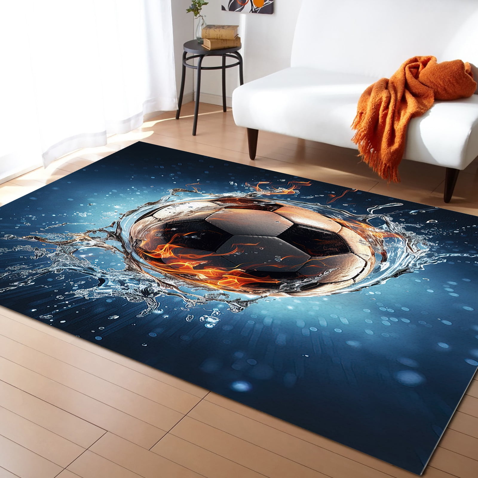 Football Stadium Team Uniform Strong Carpet Area Rug Children's Room ...