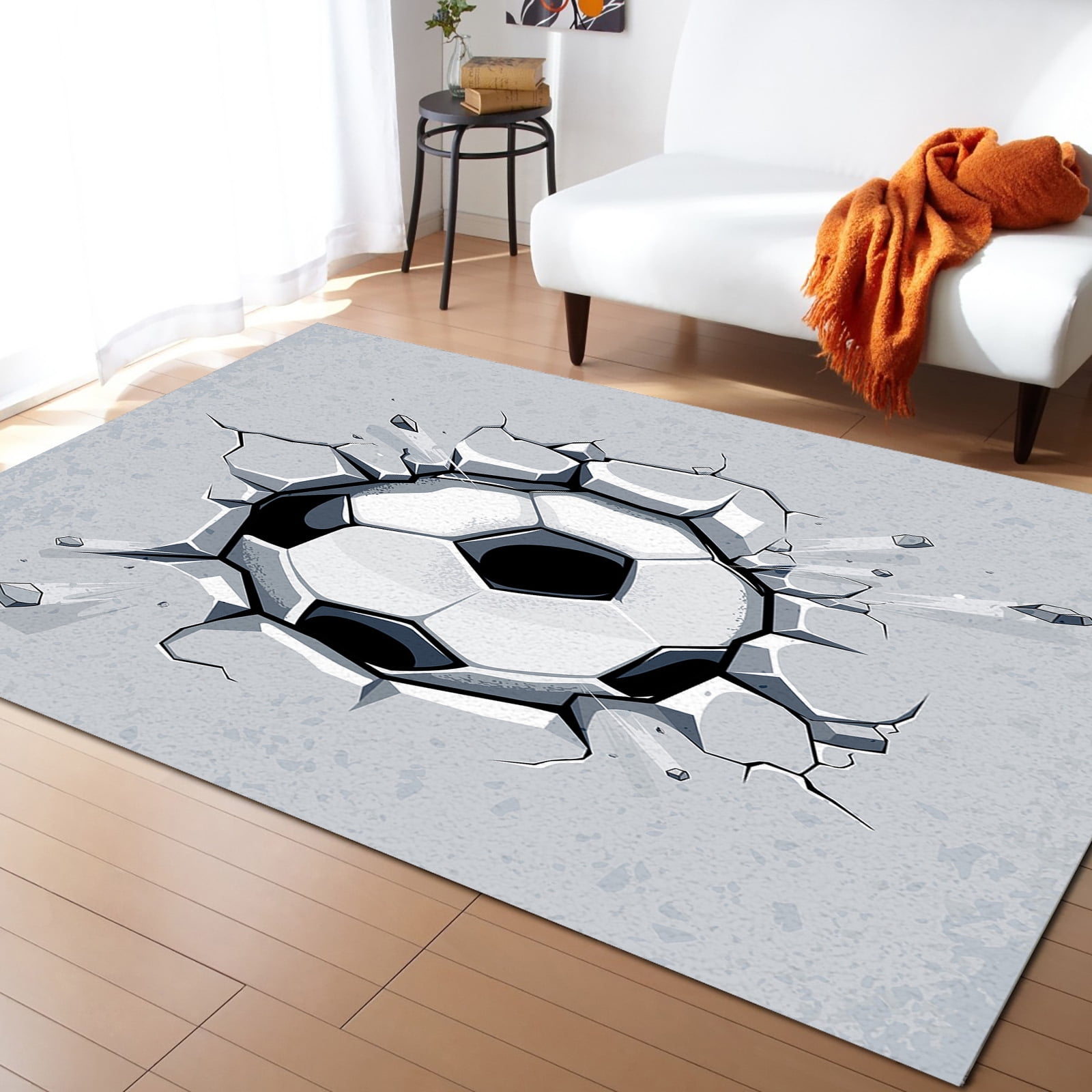Football Stadium Team Uniform Strong Carpet Area Rug Children's Room ...
