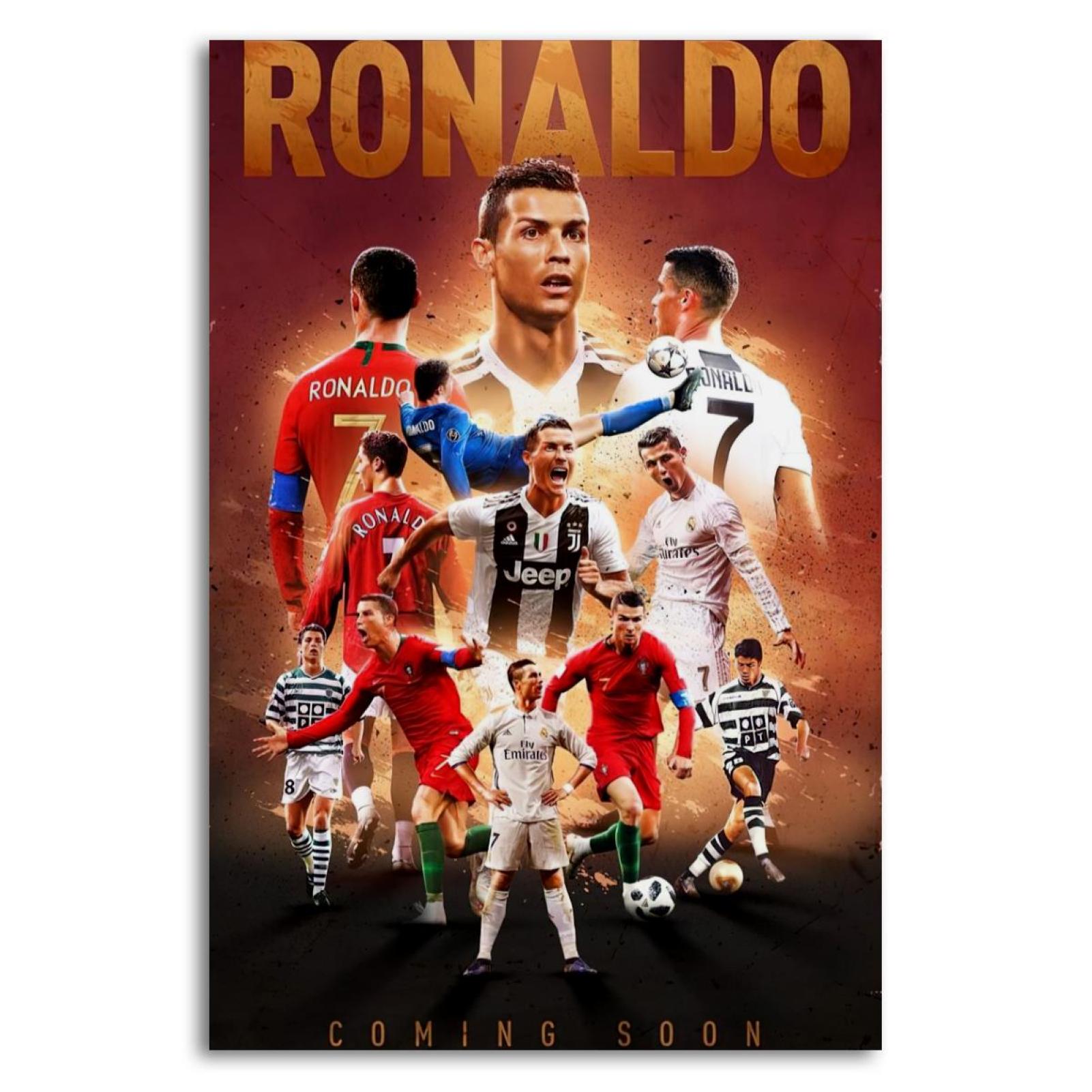 Football Star CR7 Cristiano Ronaldo Home Decor Posters Picture Wall Art ...
