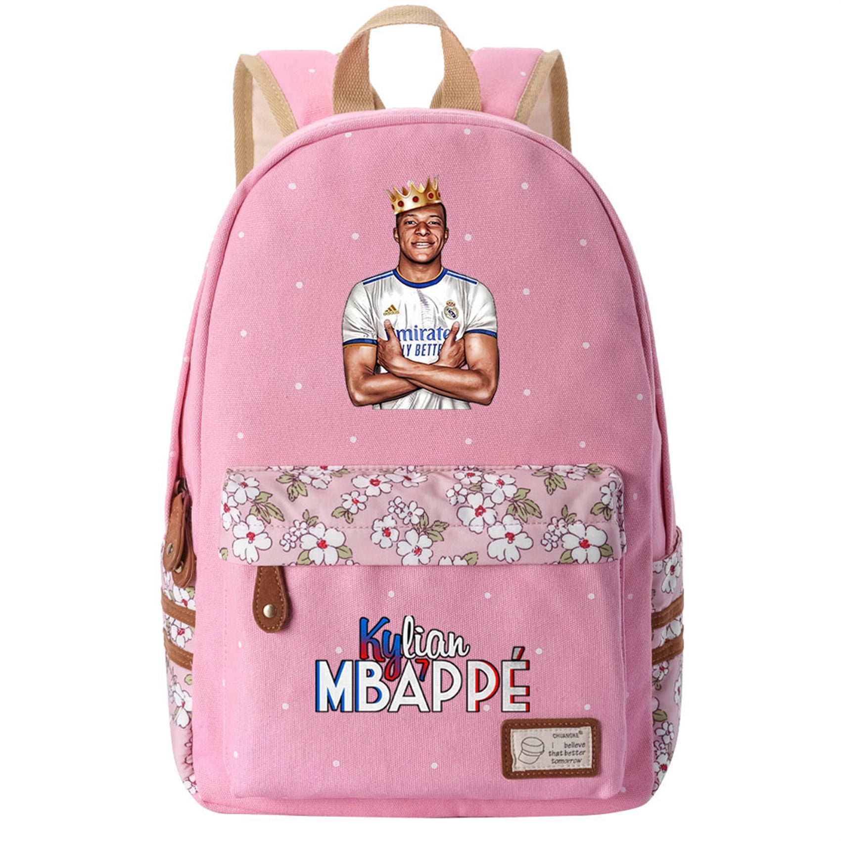 Football Star Classic Backpack Mbappe Multifunction Travel Bag ...