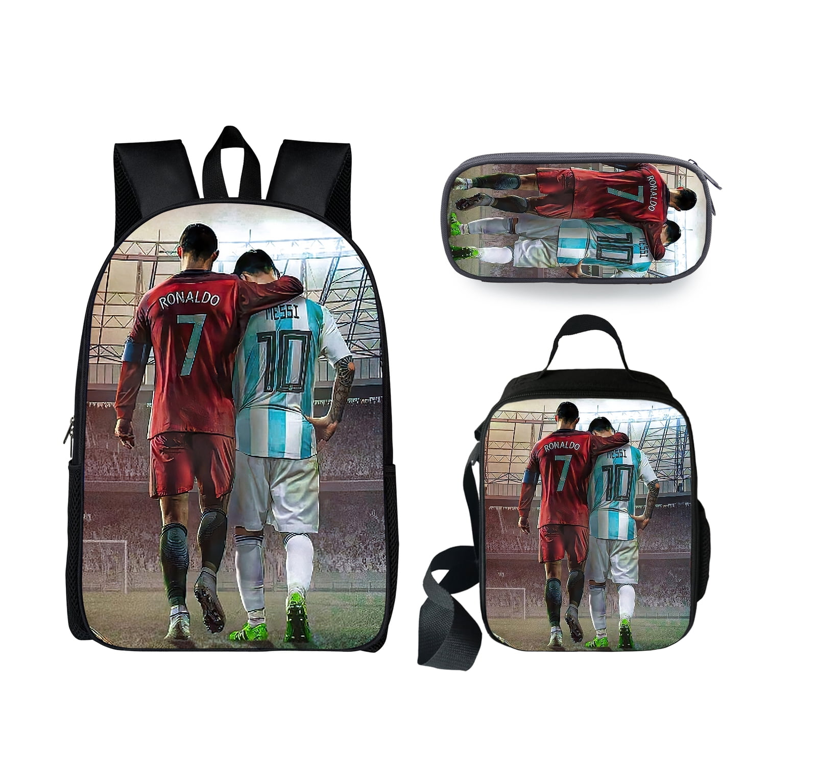 Football Star Portugal Home Backpack Unisex Travel Backpack 3D Printed ...