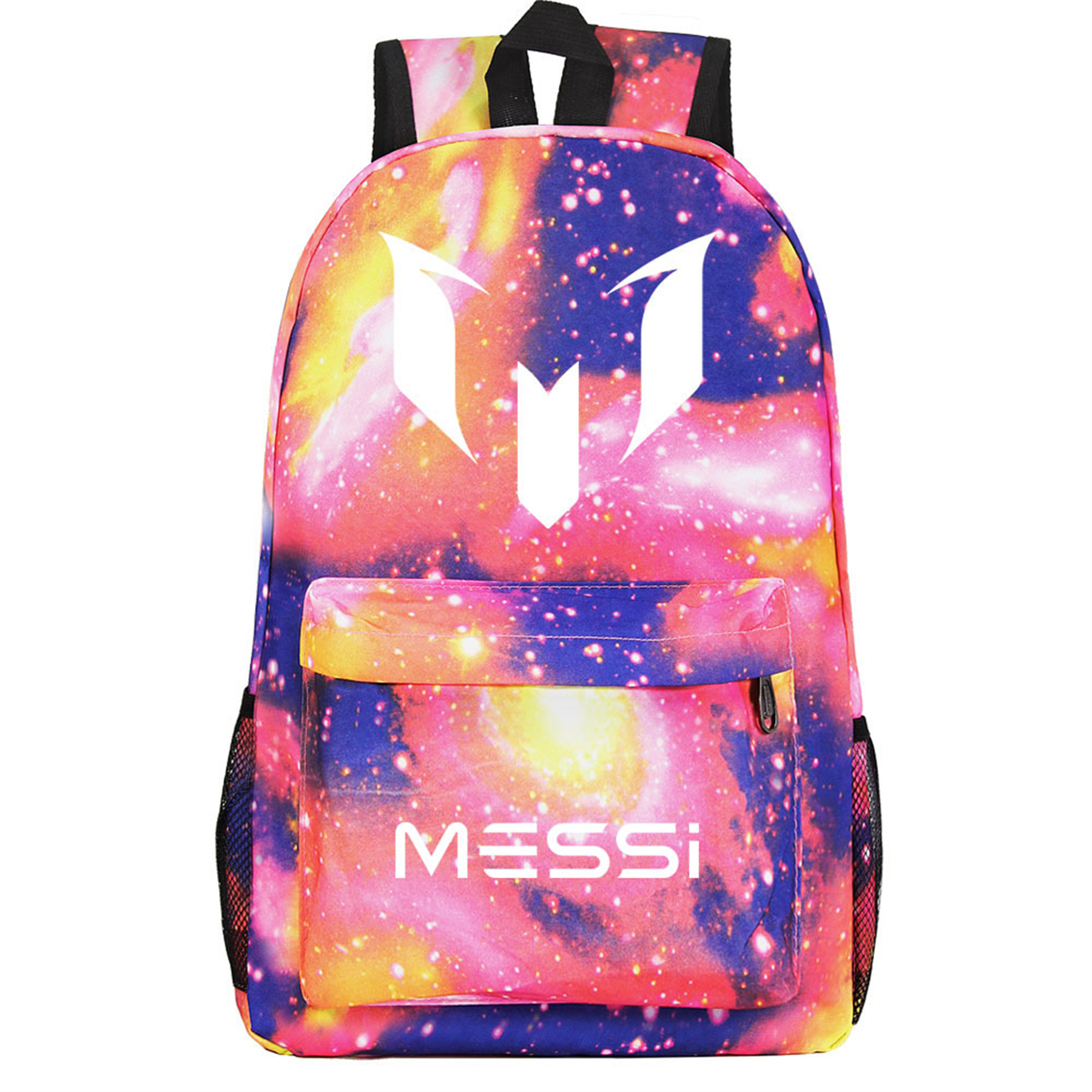 Football Stars Messi_10 Backpack Lightweight Travel Knapsack Casual ...