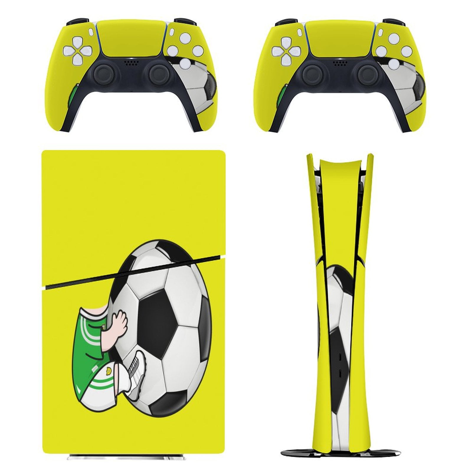 Football, Stencil, Hug PS5/PS5 Slim Digital Disc Skin Sticker For ...