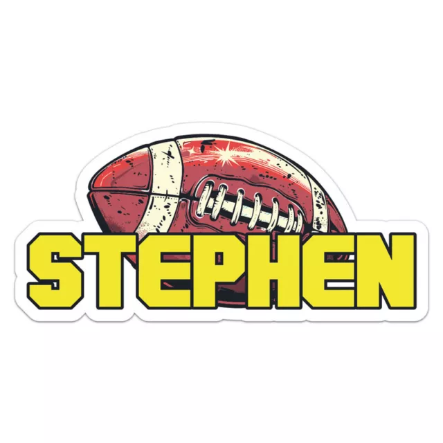 Football Stephen Sticker Phone Decal Water Bottle Stickers Car Decals ...