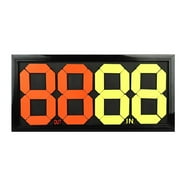 Portable Shuffleboard Wall Mounted Scoreboard, Club Accessories, Black ...