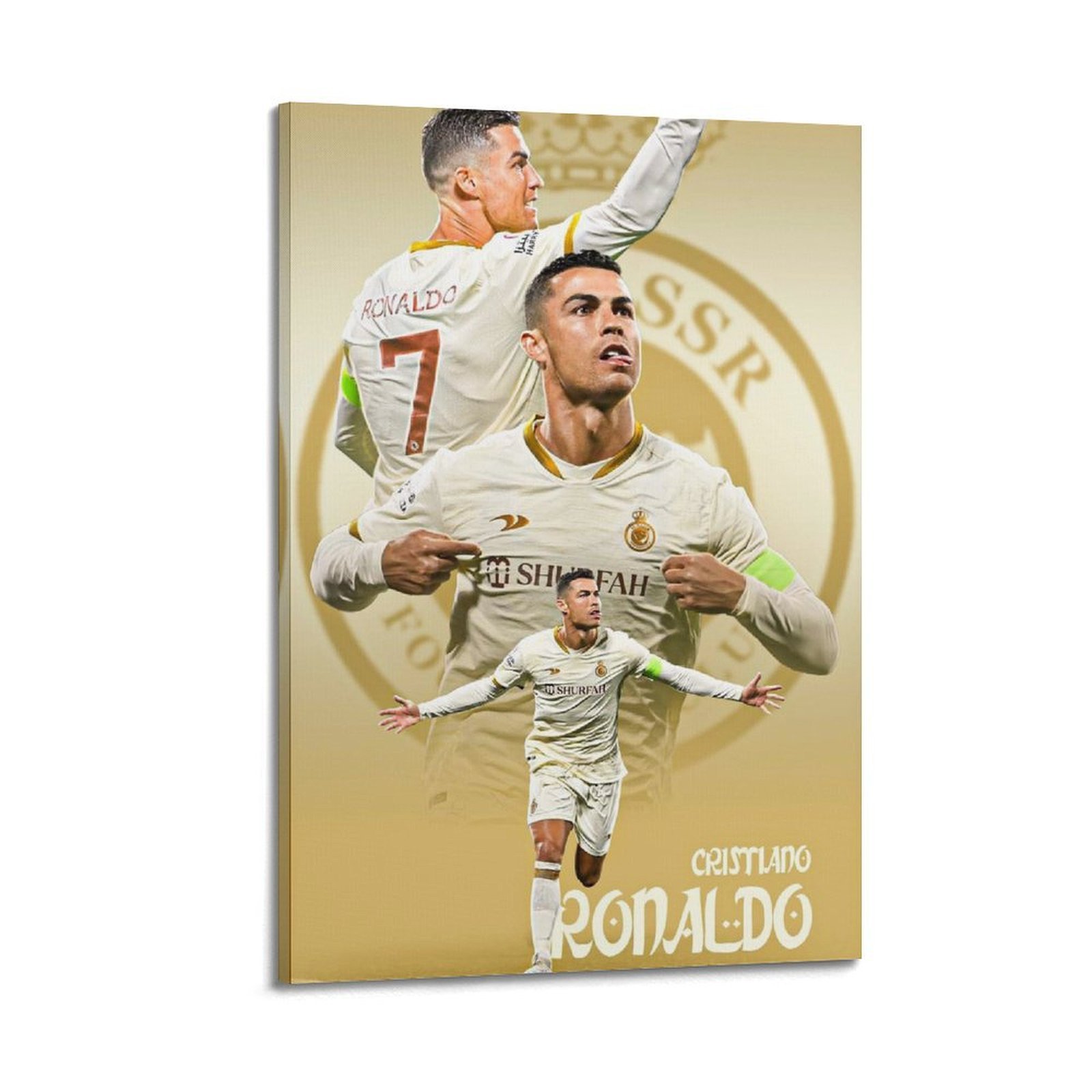 Football Superstar Cristiano Ronaldo Poster Painting Vintage Poster ...