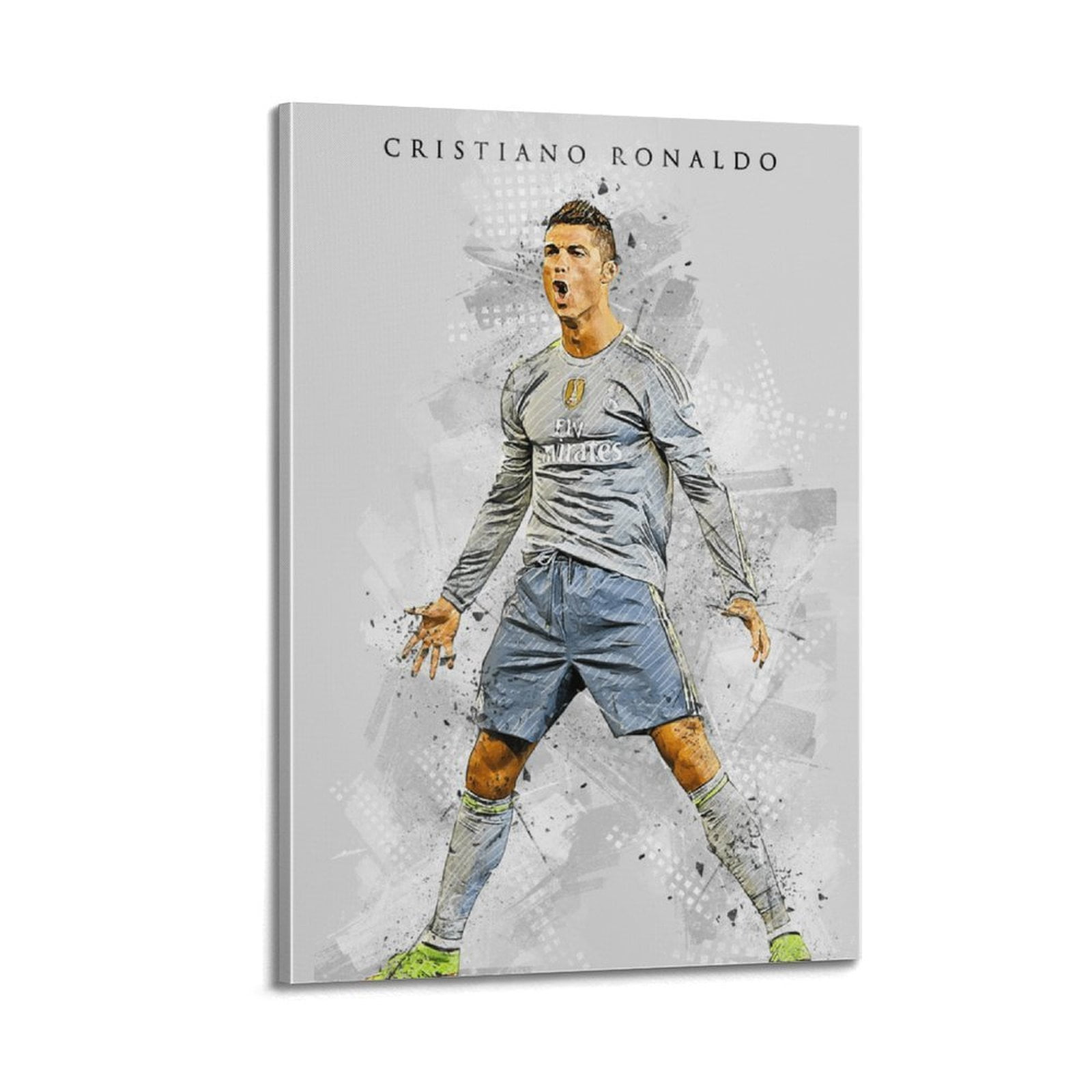Football Superstar Cristiano Ronaldo Poster Painting Vintage Poster ...