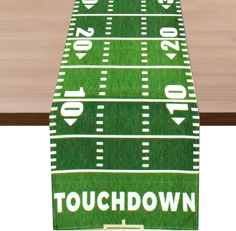 Football Table Runner, Football Party Decorations, American Football ...