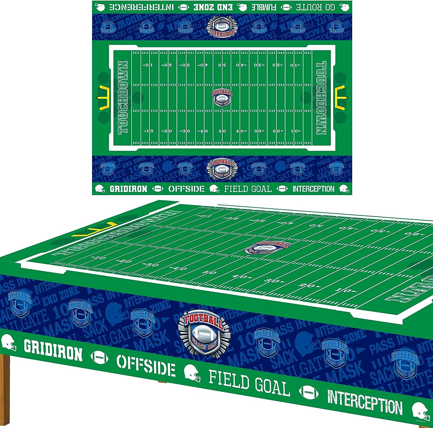Football Tablecloth 1 Pack - Football Party Supplies - Walmart.com