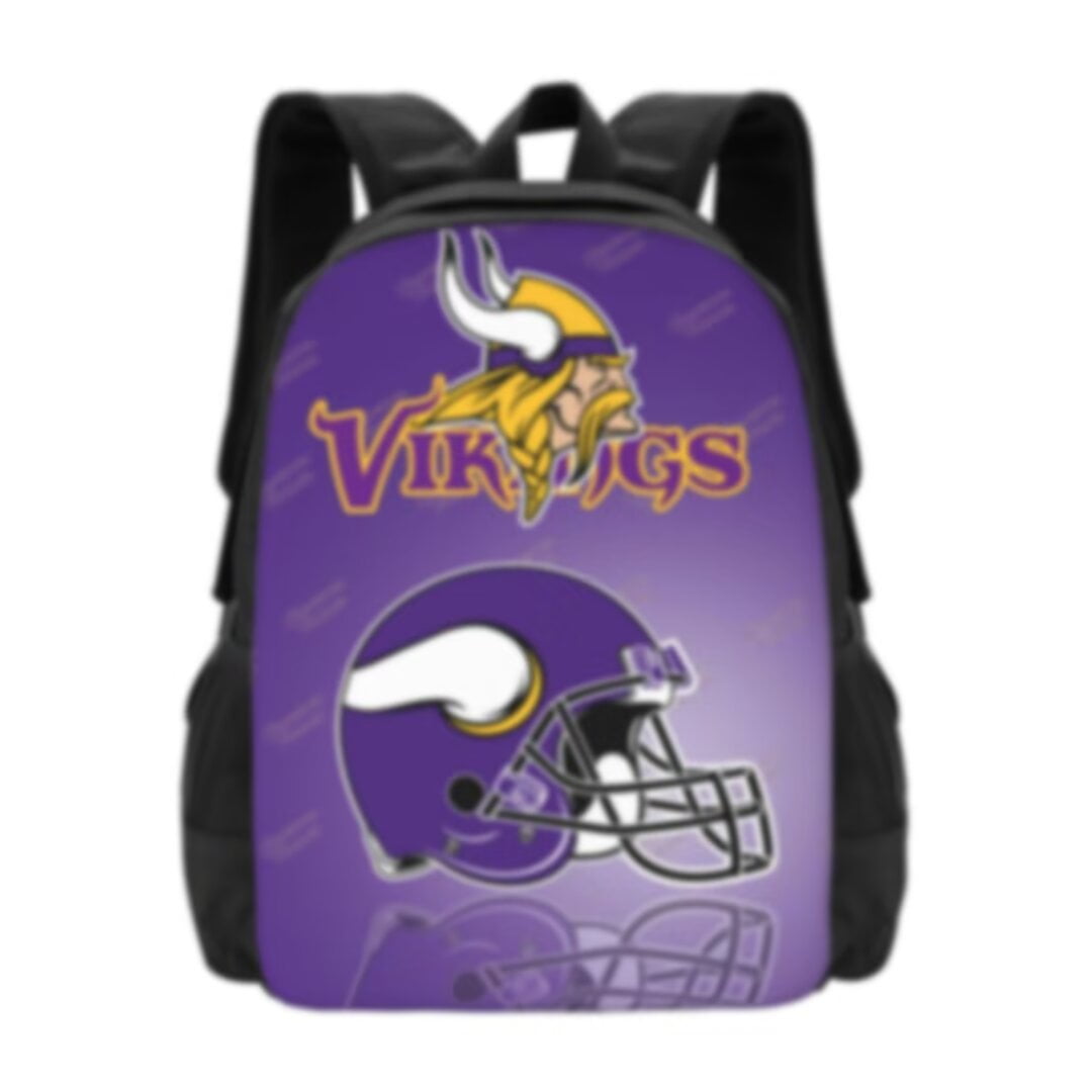 Football Team Backpack 3D Printed Team Logo Theme Backpack Casual Sport ...