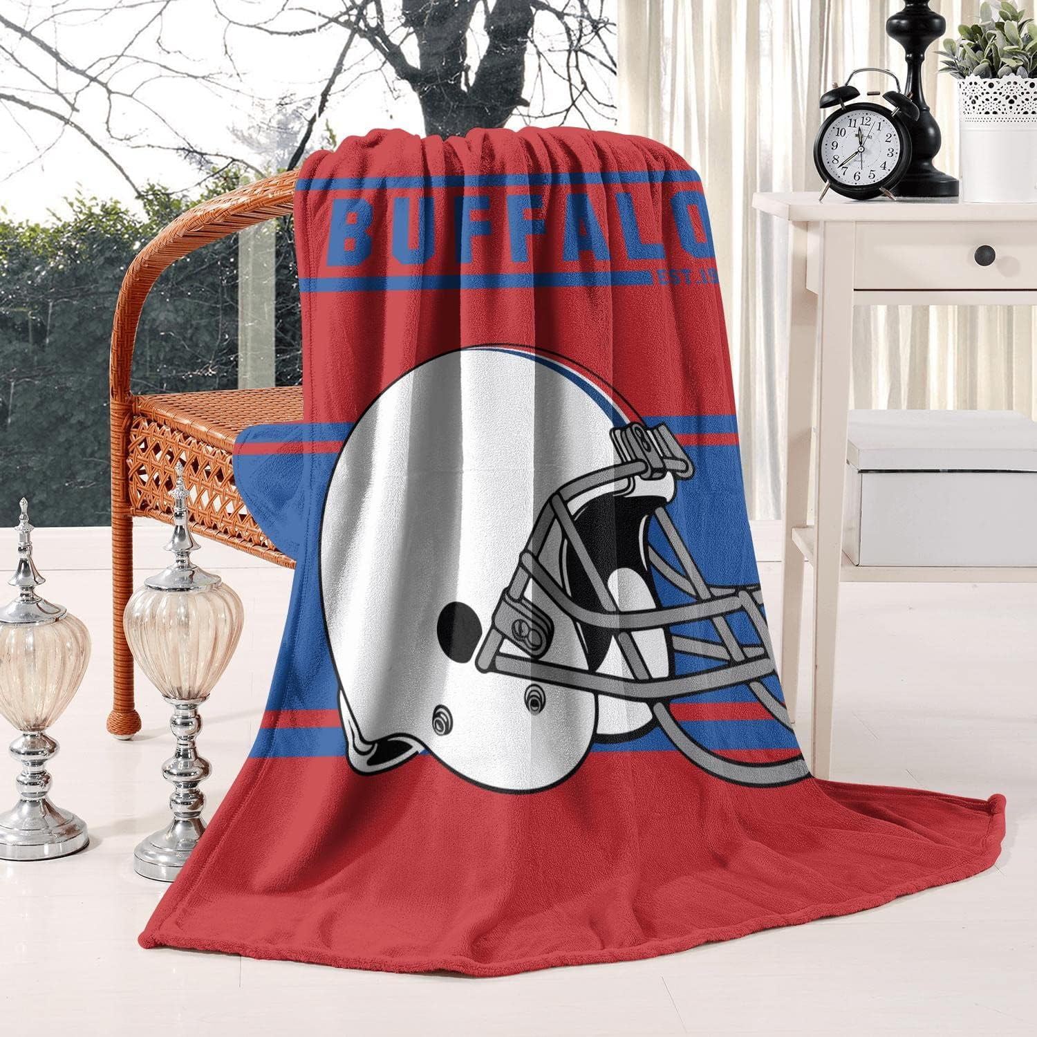 Football Team Color Blanket Gifts for Men Women, Throw Blanket 60x50 ...