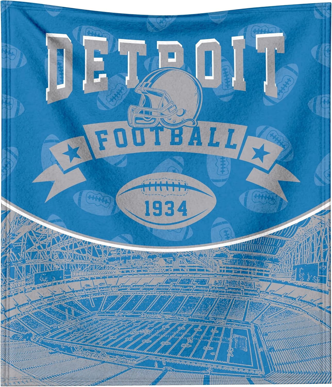 Football Team Color Throw Blanket 50x60 Inches Flannel City Football ...