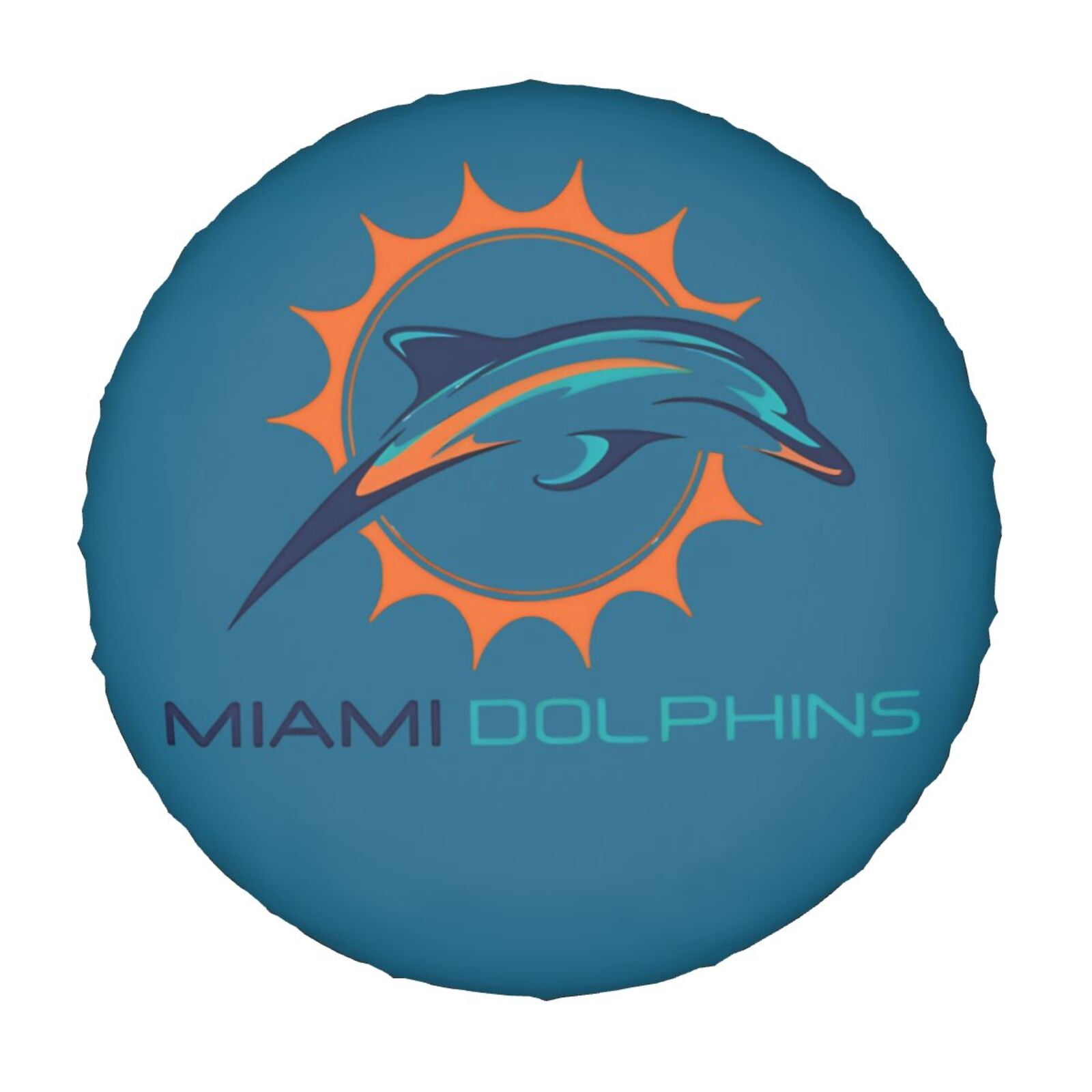 Football Team Dolphins Tire Dust Cover, Keep Spare Tire Clean, Protect ...