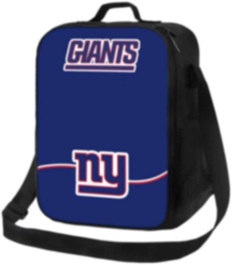 Football Team Insulated Lunch Bag Team Logo Reusable Lunch Box For Work ...