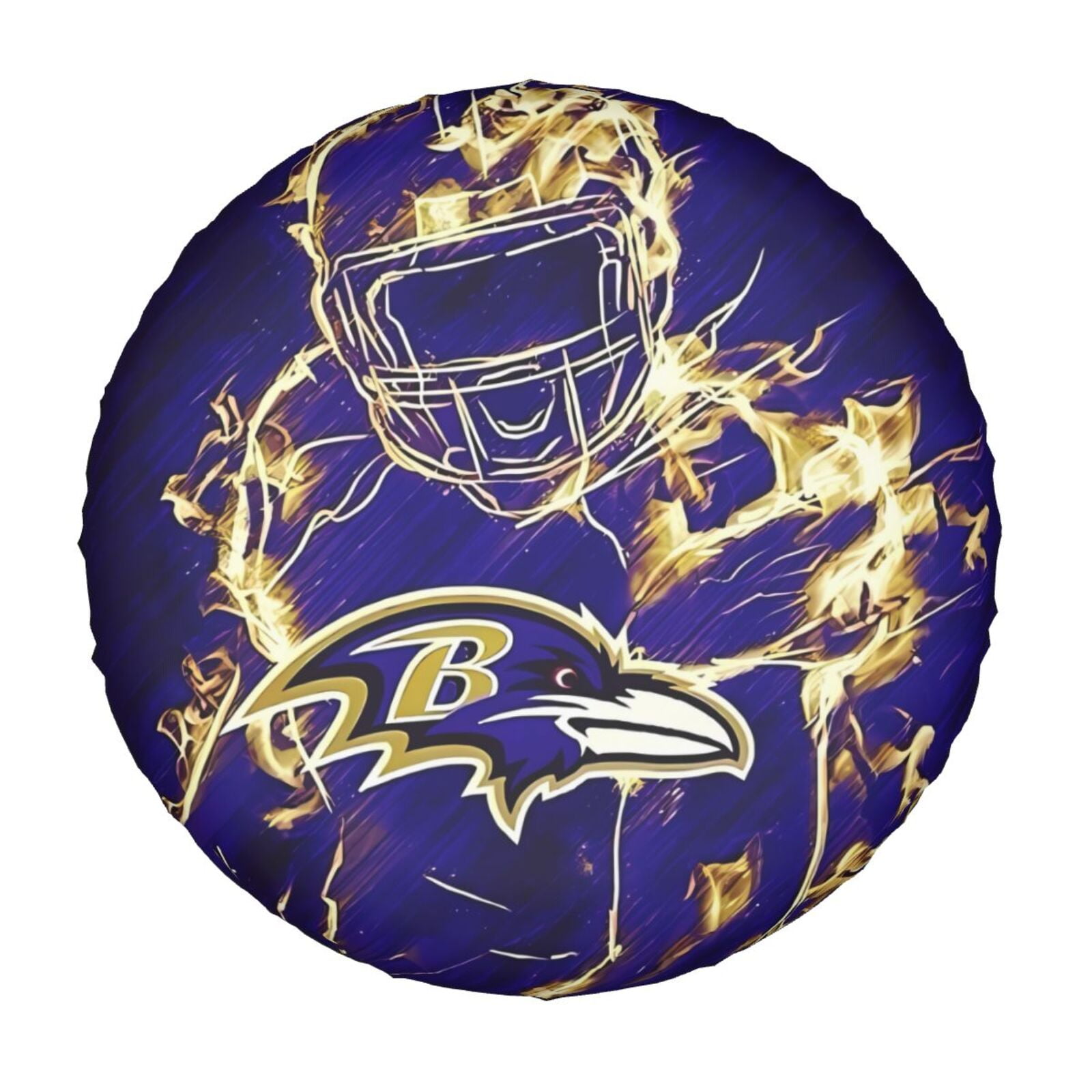 Football Team Ravens Tire Dust Cover, Keep Spare Tire Clean, Protect ...