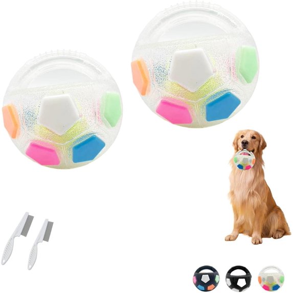 Football Tennis Ball for Dogs, 2026 New Interactive Soccer Shape ...