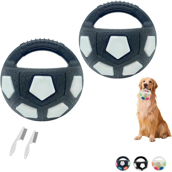 Football Tennis Ball for Dogs, 2026 New Interactive Soccer Shape ...