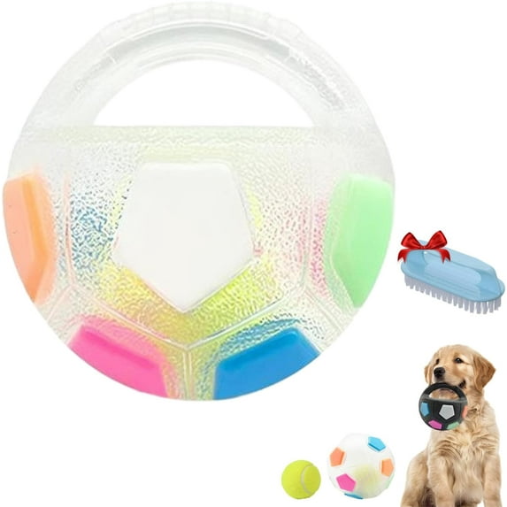 Football Tennis Ball for Dogs - Kettlebell Design Floatable Toy with ...