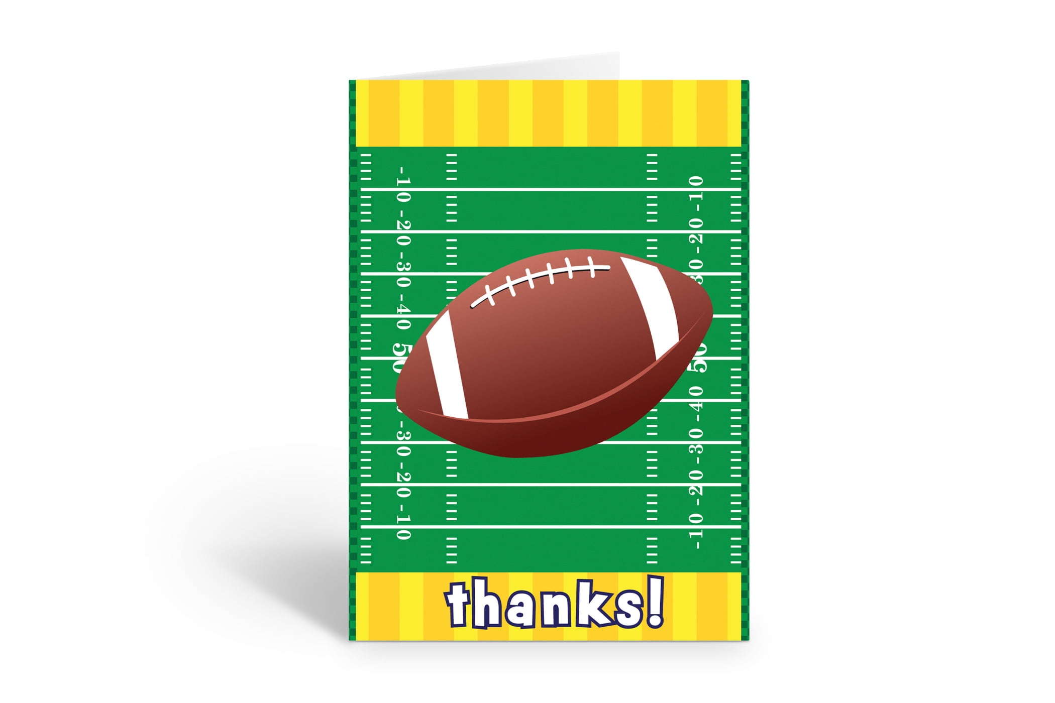Football Thank You Note Card- 10 Boxed Football Note Cards Cards ...