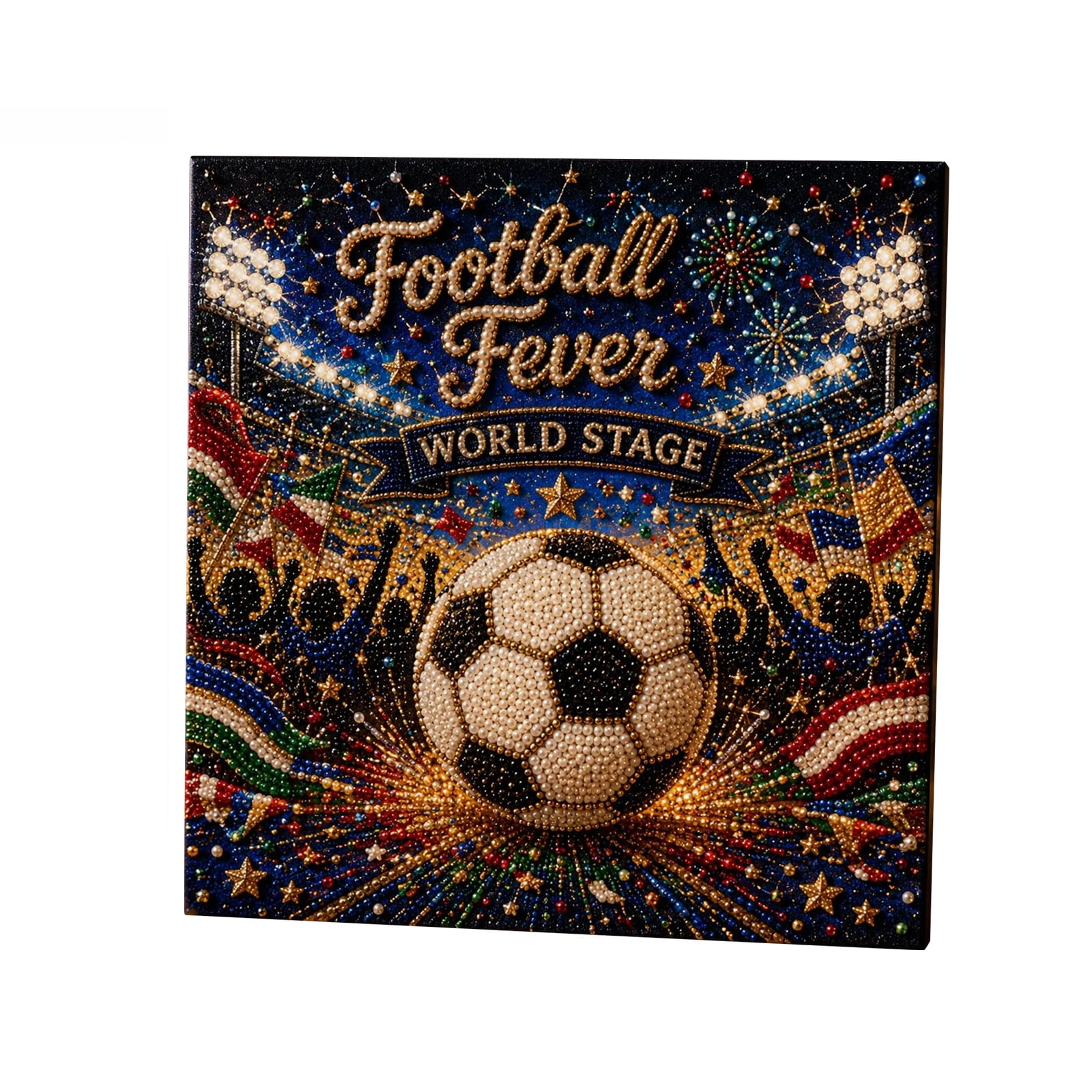 Football Theme DIY Pearl Diamond Painting Kit Wall Hanging Decor ...