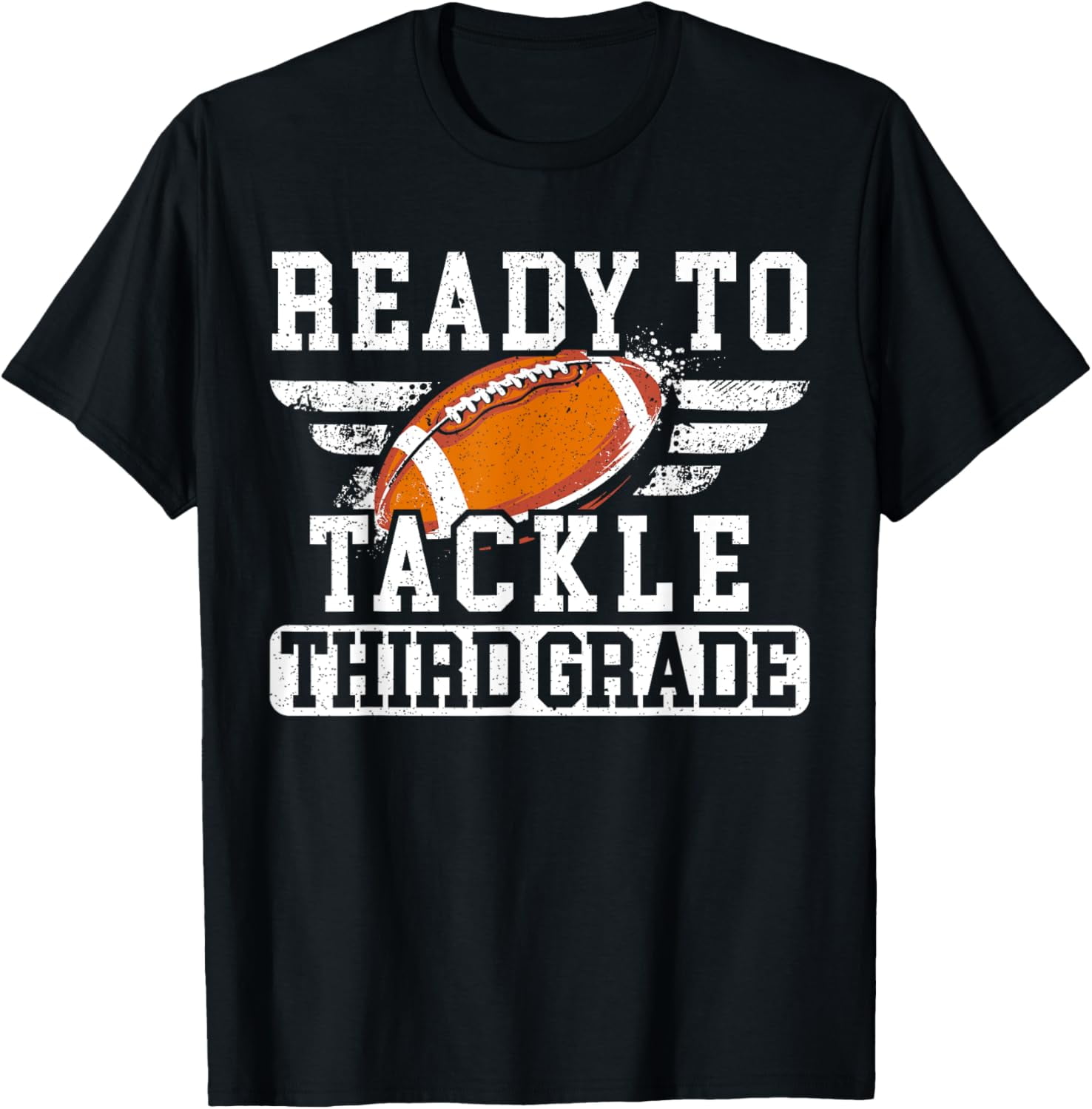 Football Third Grade First Day Of School Back To School T-Shirt ...