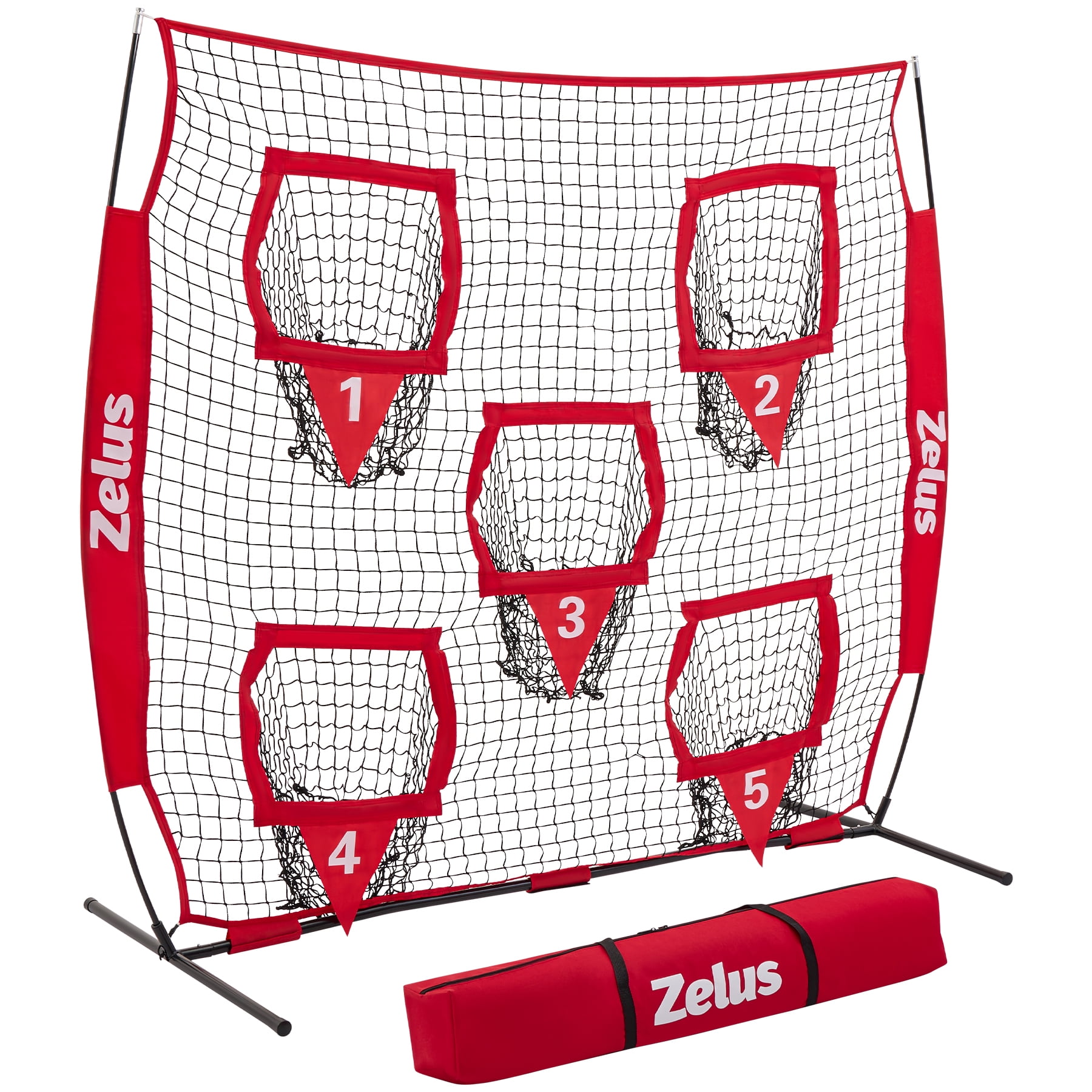 Football Throwing Net 6x6ftwith 5 Targets - Quarterback Training Gear ...