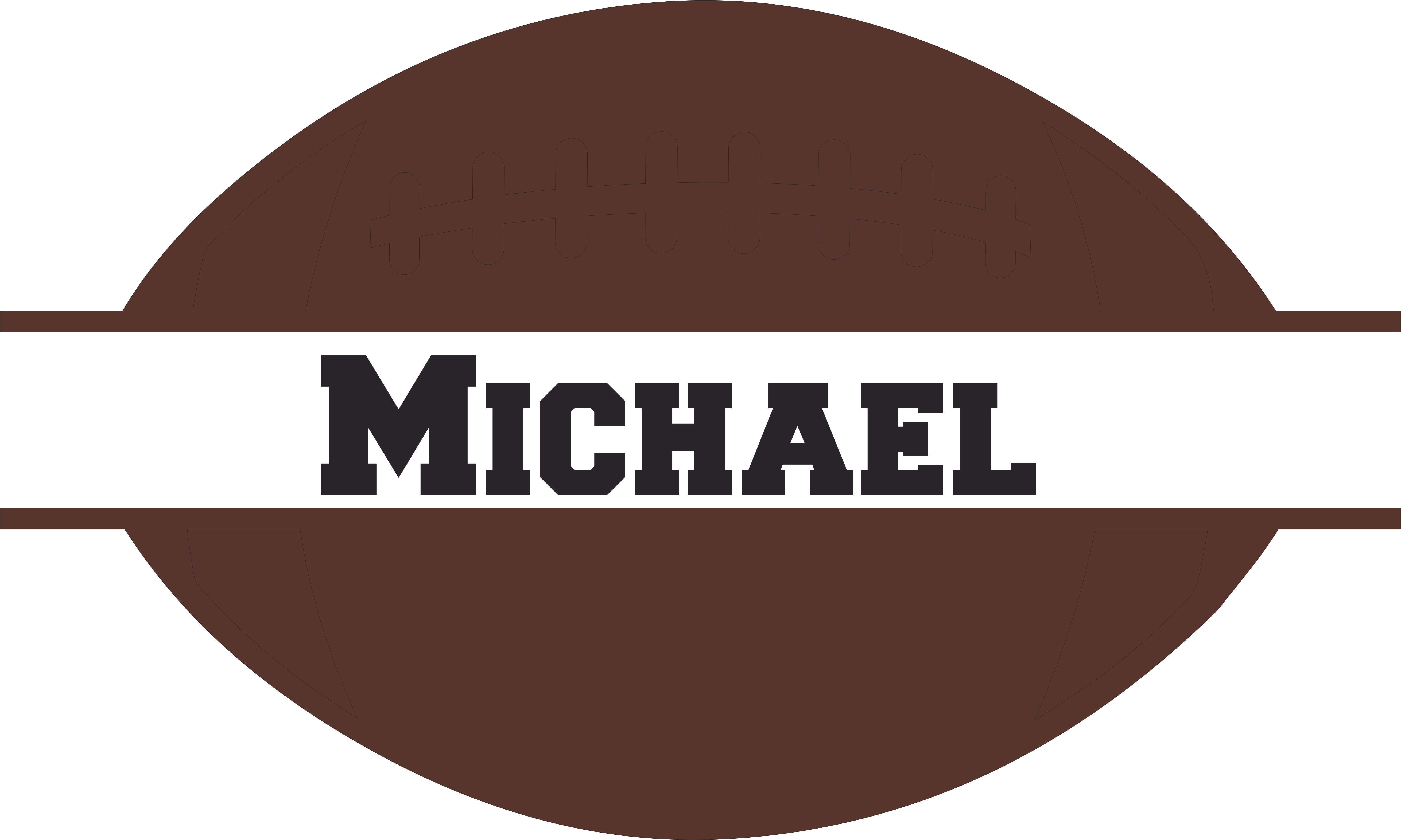 Football Touchdown Team Sports Customized Wall Decal - Custom Vinyl ...