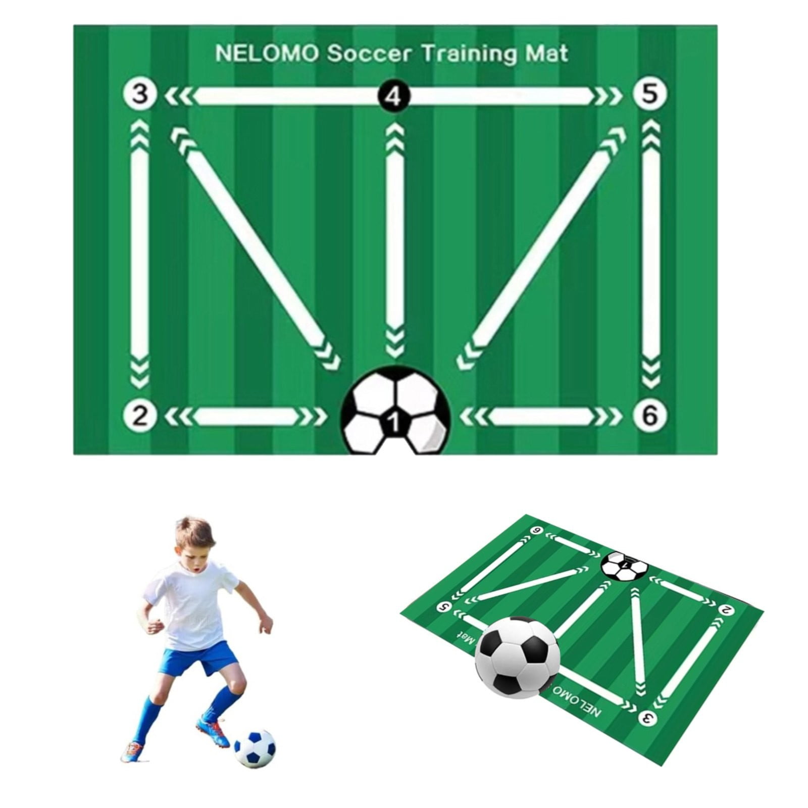 Football Training Mat 6-40*60Cm [Diatom Mud]|Football Footstep Training ...