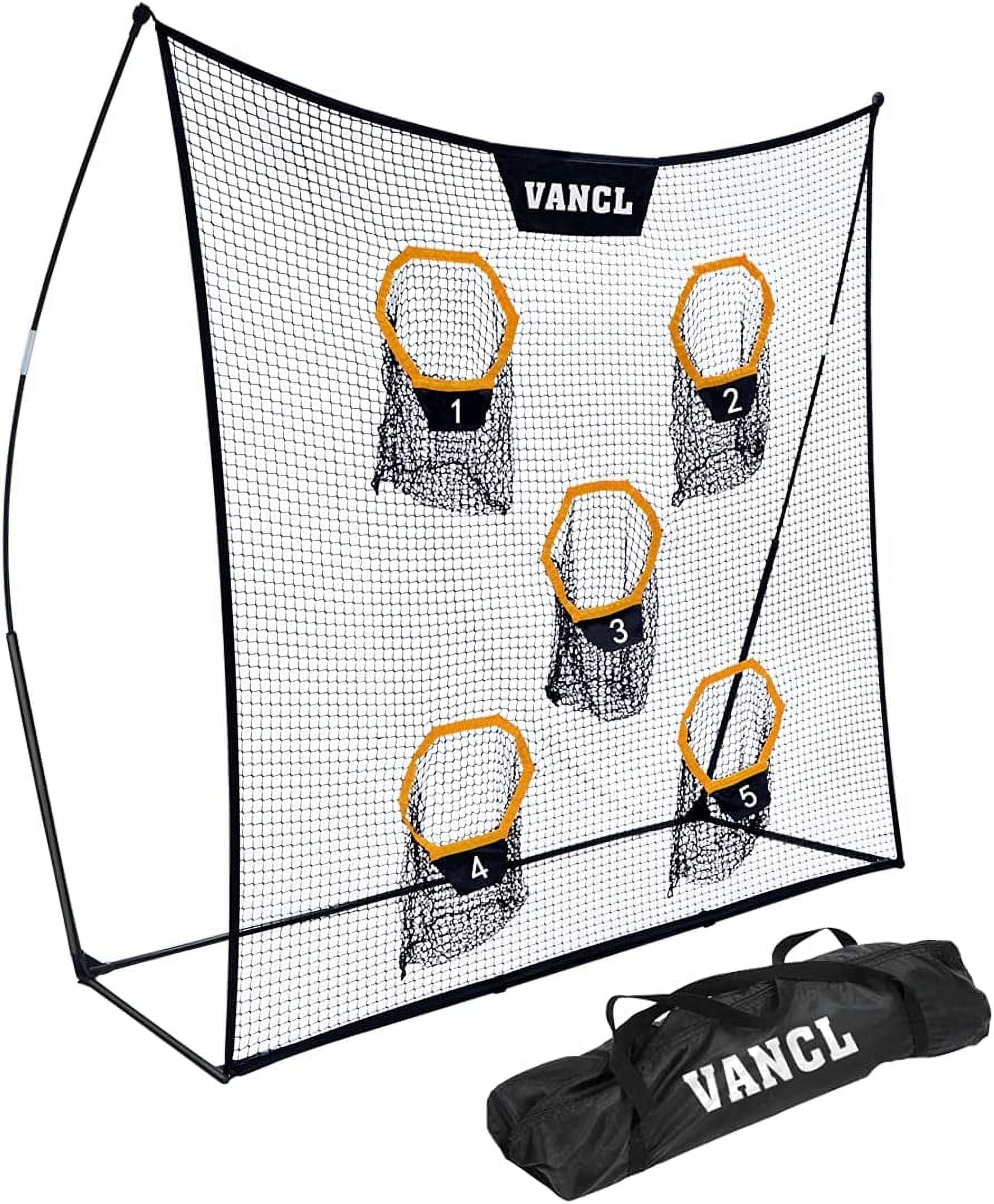 Football Training Net Portable 7X7ft Knotless Quarterback Throwing Net ...
