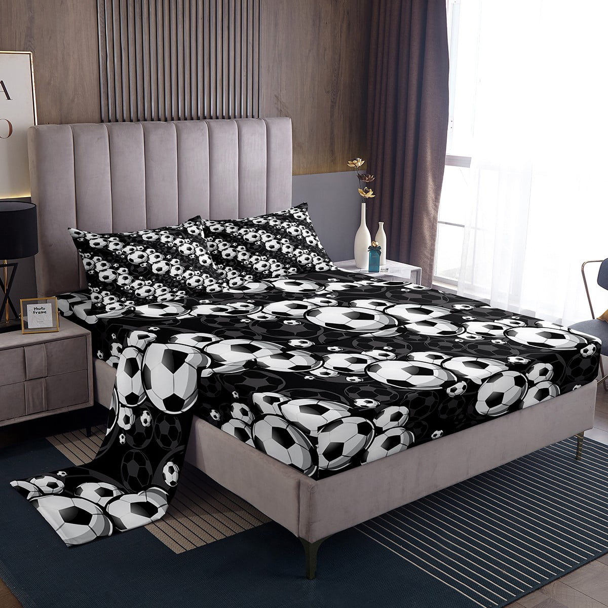 Football Twin Bed Sheets Set s,American Soccer Bedding Set for Football ...