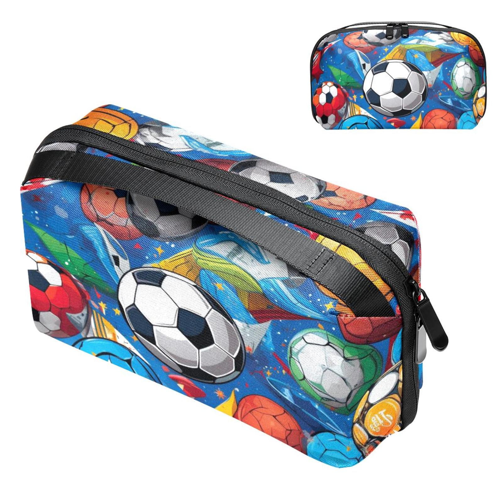 Football USB Organizer Charger Case Power Plug Travel Organizer Small ...