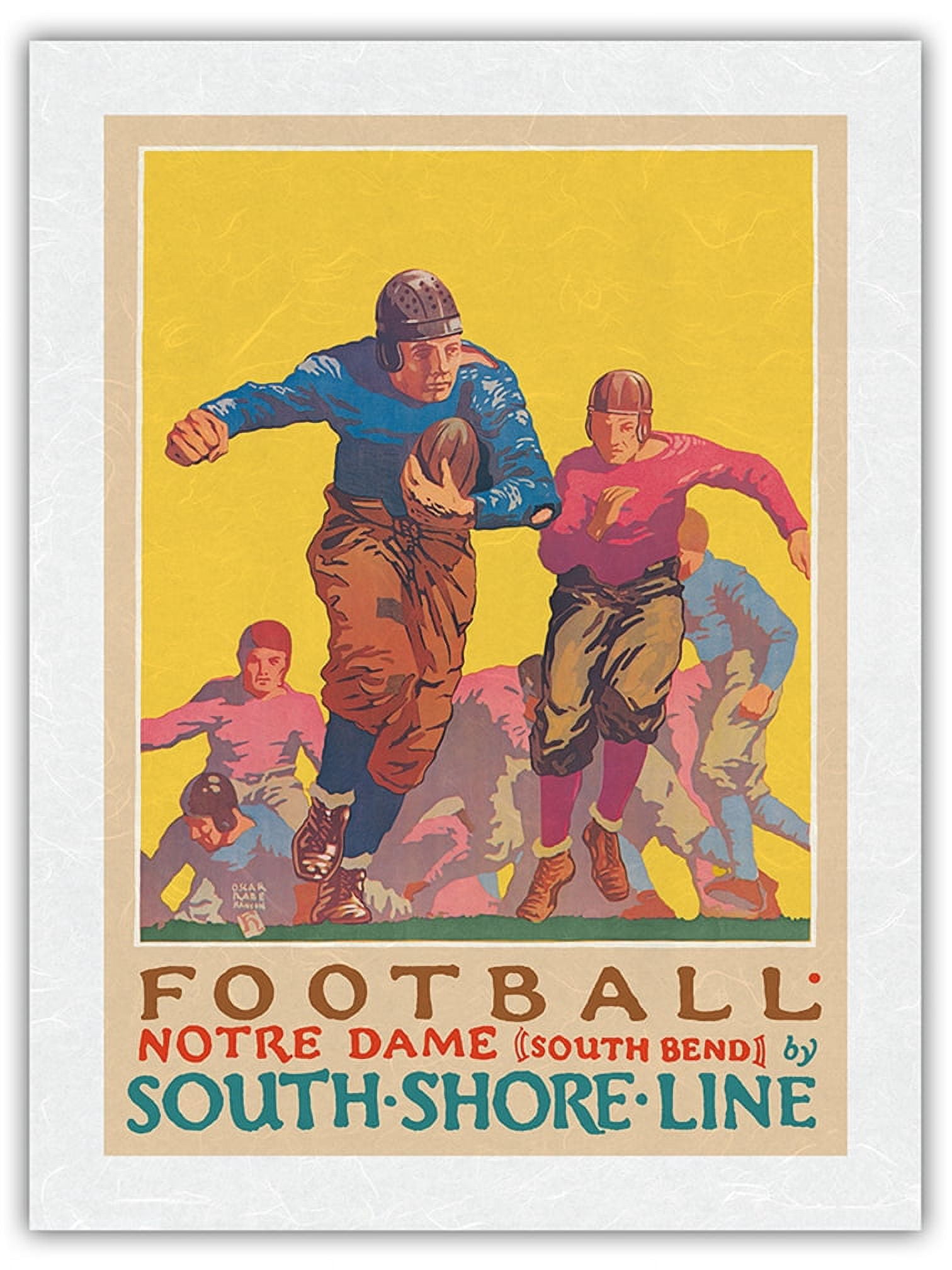 Football - University of Notre Dame Indiana - South Shore Line South ...