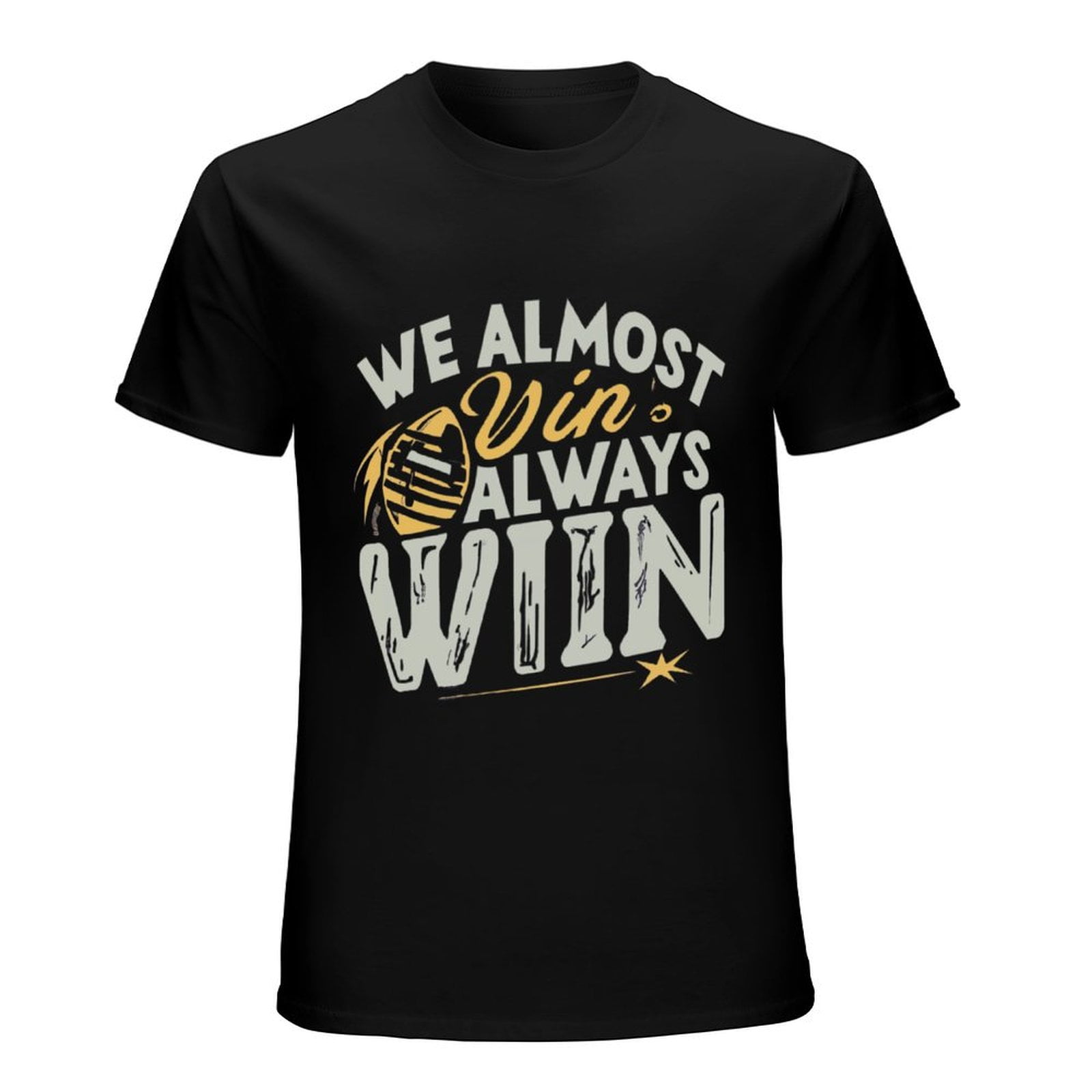 Football Victory! "We Always Win" Team Motivation T-Shirt for Men ...