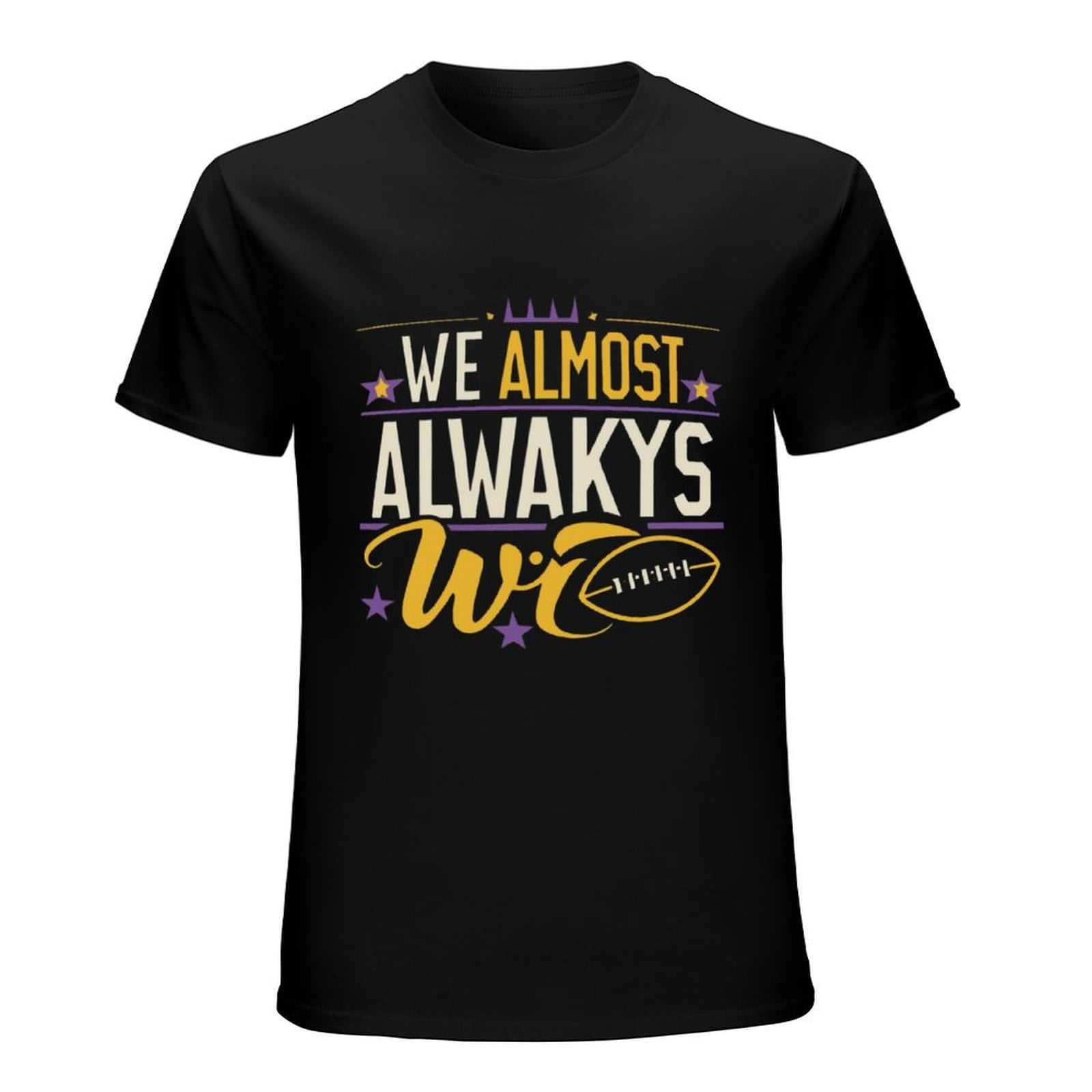 Football Victory! "We Always Win" Team Motivation T-Shirt for Men ...