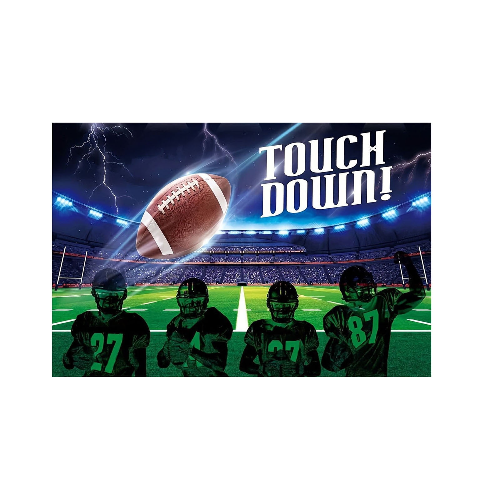 Football Wall Stickers - Party Decoration Background for Celebrations ...