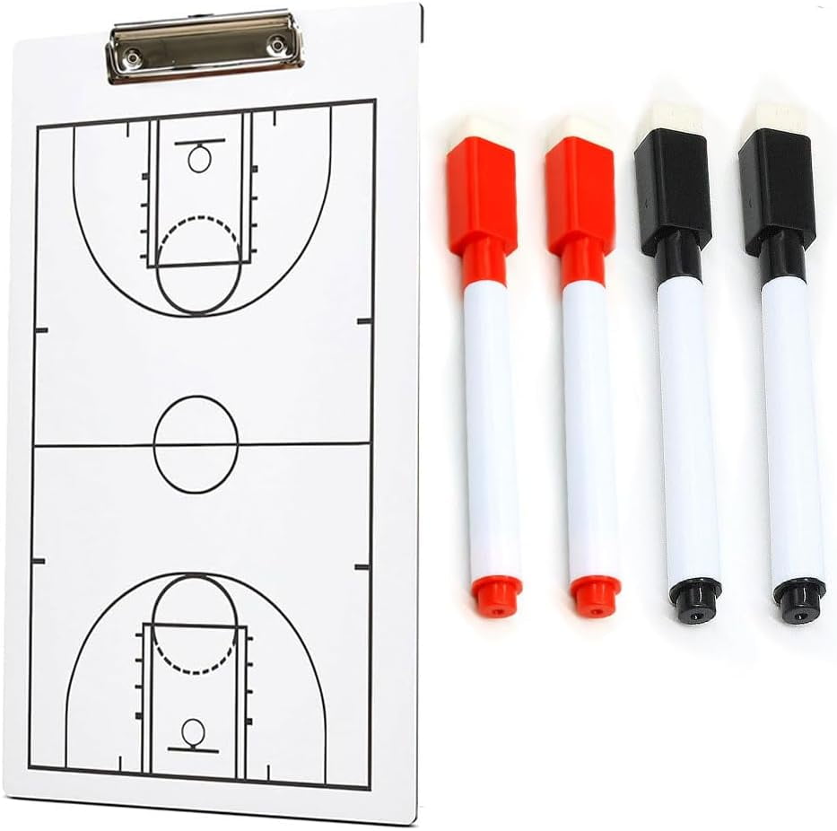 Football Whiteboard for Coaches, Double-Sided Dry Erase Coaches ...