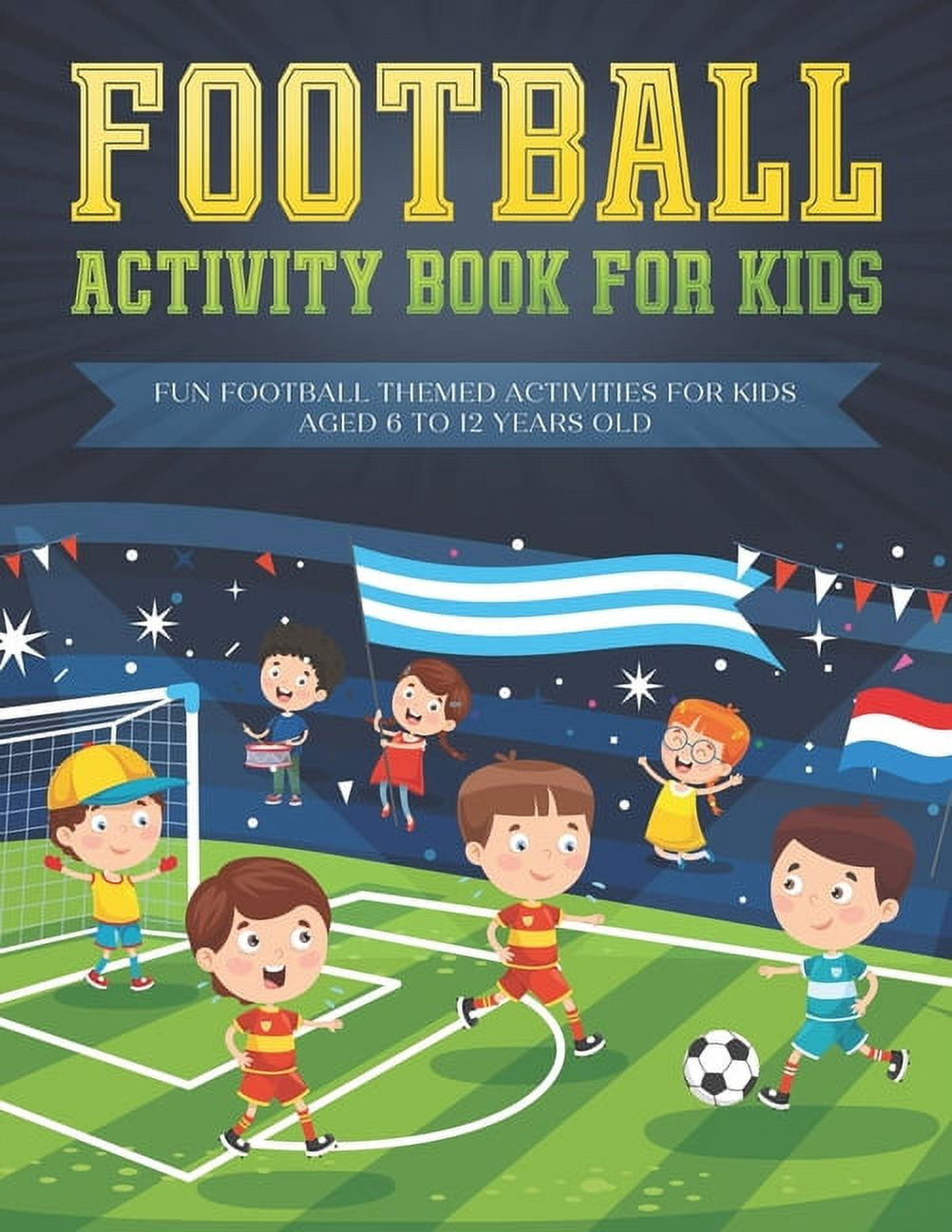 Football activity book for kids: Fun football themed activities for ...