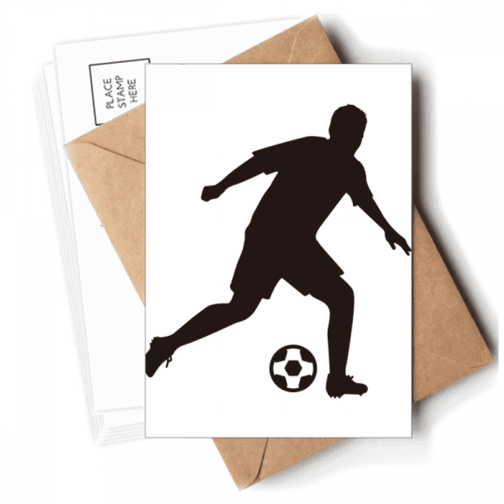 Football soccer Sports Outline Postcards Envelopes Blank Note Cards ...