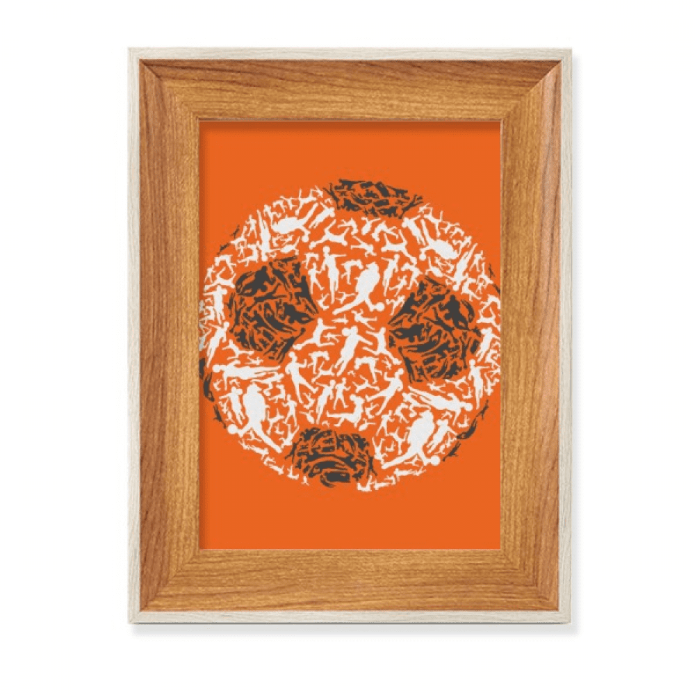 Football soccer Sports People Desktop Wooden Photo Frame Display ...