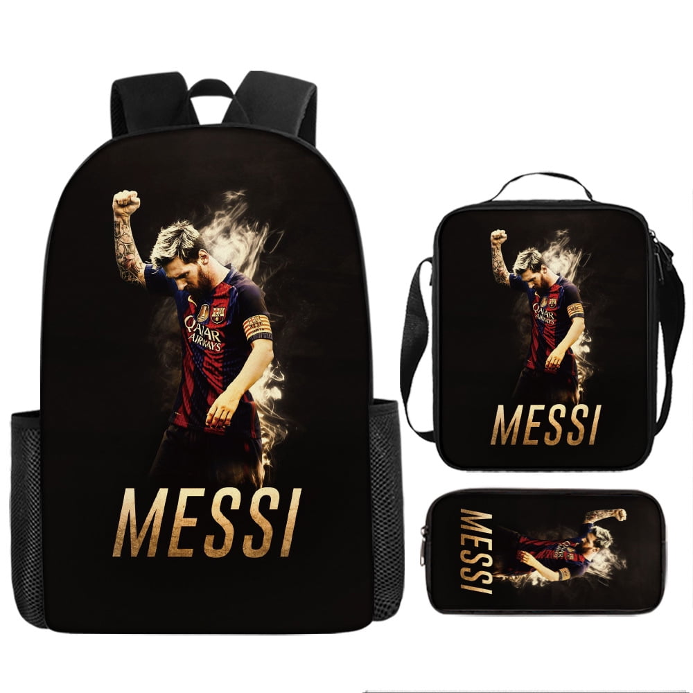 Football star Cristiano-Ronaldo backpack three piece set for men and ...