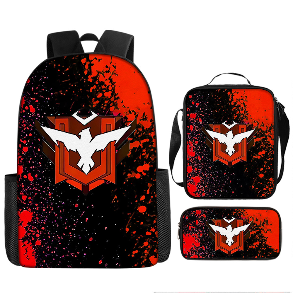 Football star Cristiano-Ronaldo backpack three piece set for men and ...