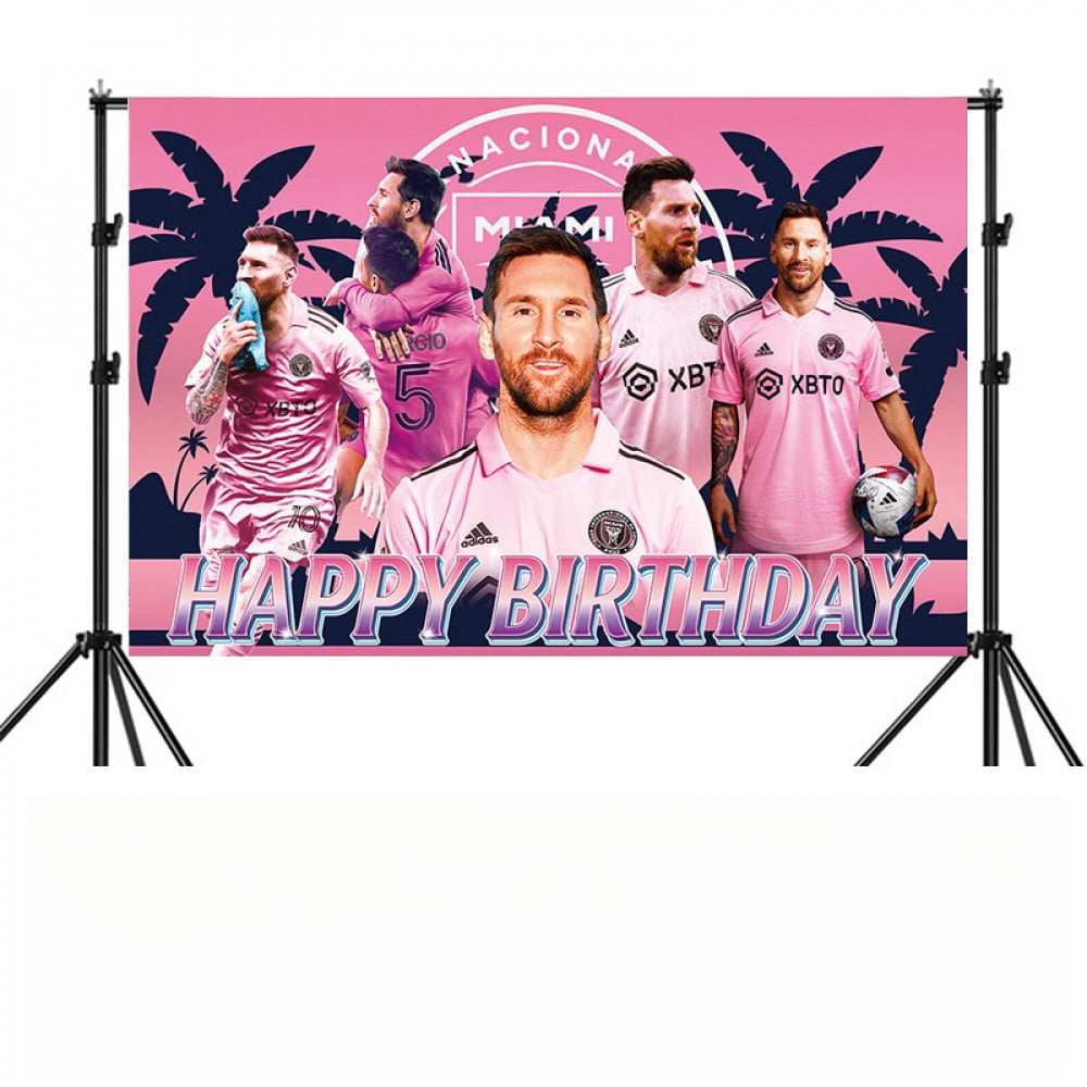 Football star Happy Birthday banner, football star birthday decoration ...