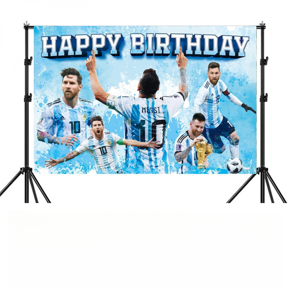 Football star Happy Birthday banner, football star birthday decoration ...