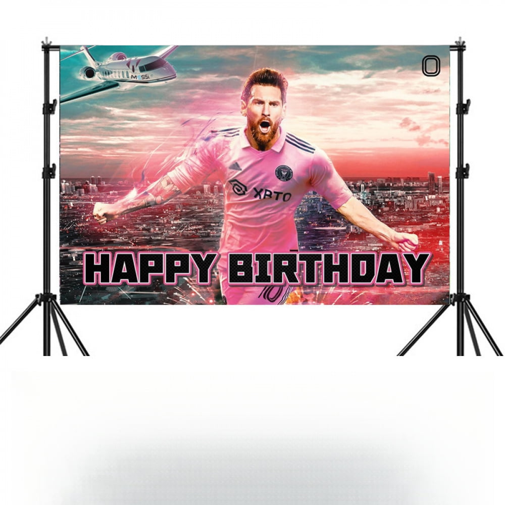 Football star Happy Birthday banner, football star birthday decoration ...